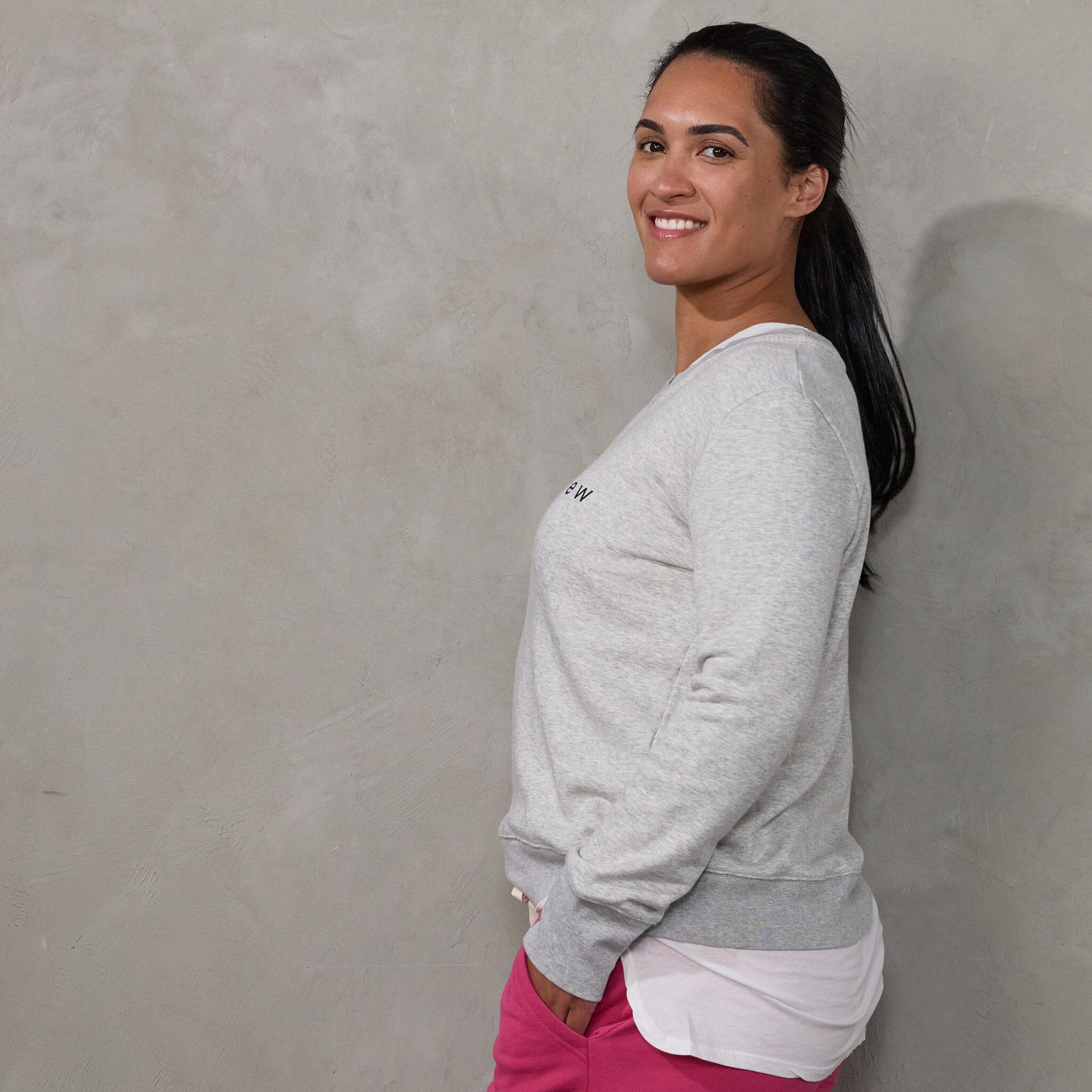 Boyfriend Sweater OC Grey – Organic Crew