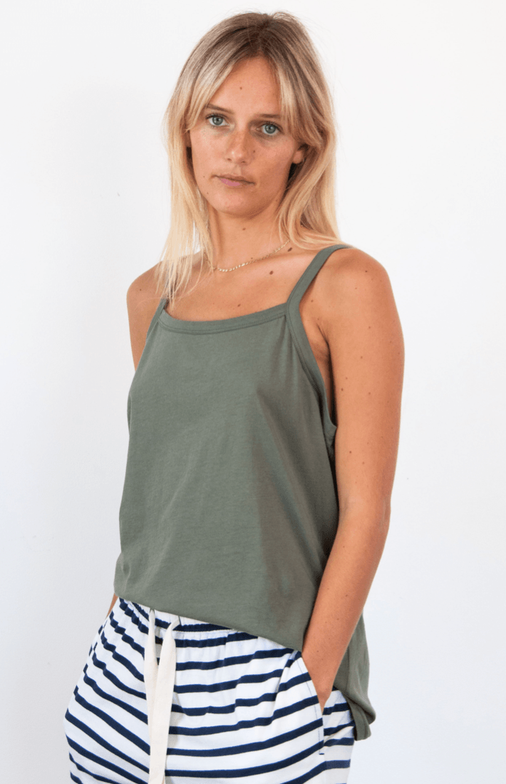 Women's Cotton Singlets and Tanks Australia | Organic Crew